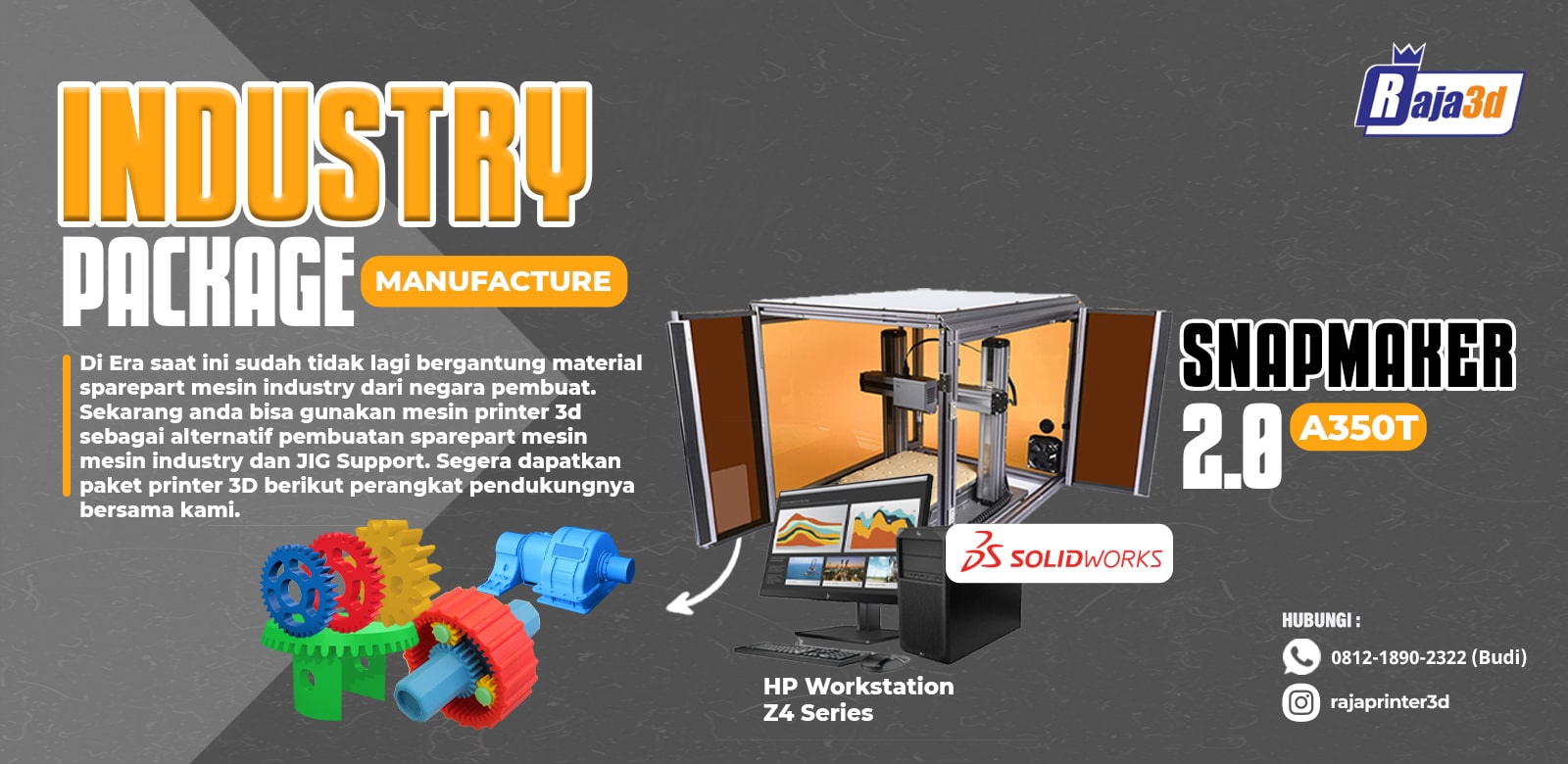 Printer 3D Indonesia – Distributor Pertama Printer 3D Indonesia