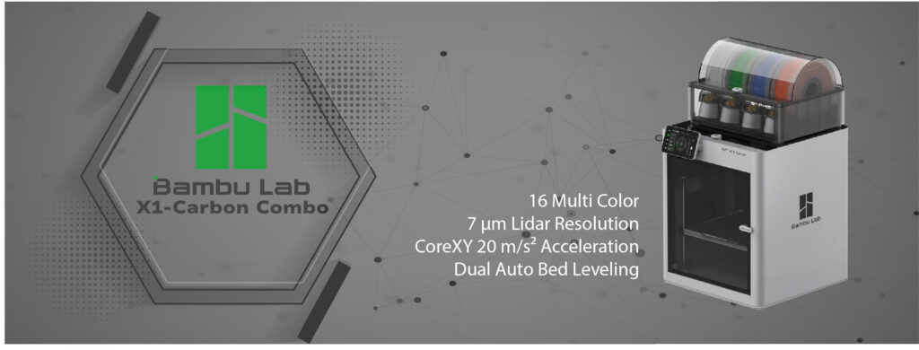 Bambu Lab X1-Carbon Combo – Printer 3D Indonesia